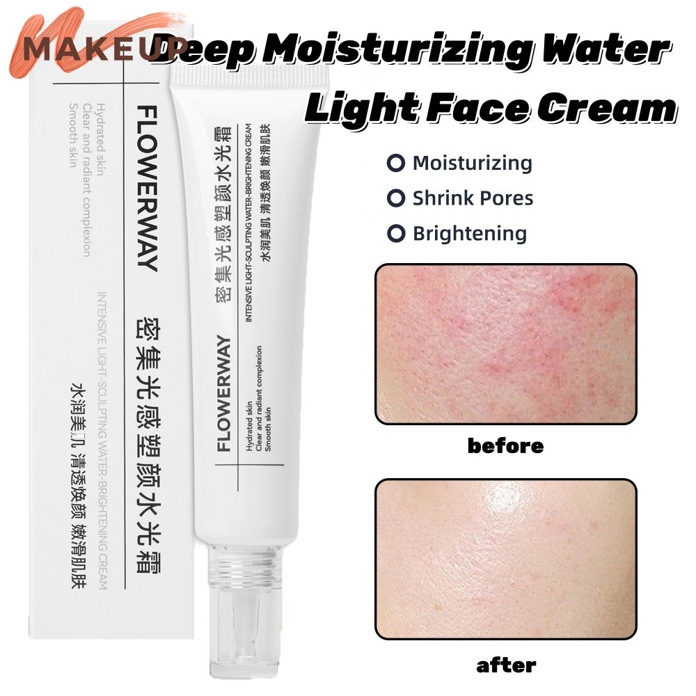 Deep Moisturizing Water Light Face Cream - Shrink Pores Facial Cream ...