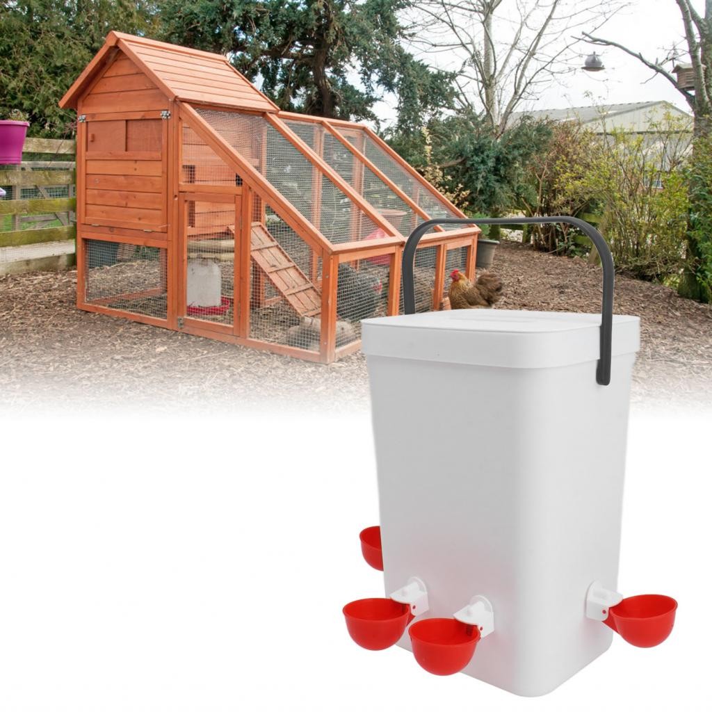 Large Capacity Automatic Chicken Waterer And Feeder Set 12 Liter ...