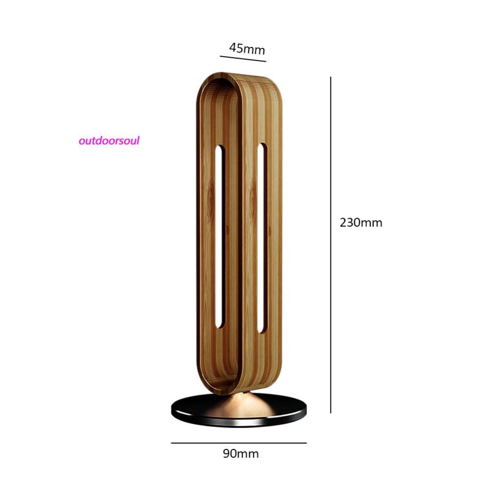 Bamboo Wood Headphone Stand Gaming Headset Stand Earphone Display Rack ...