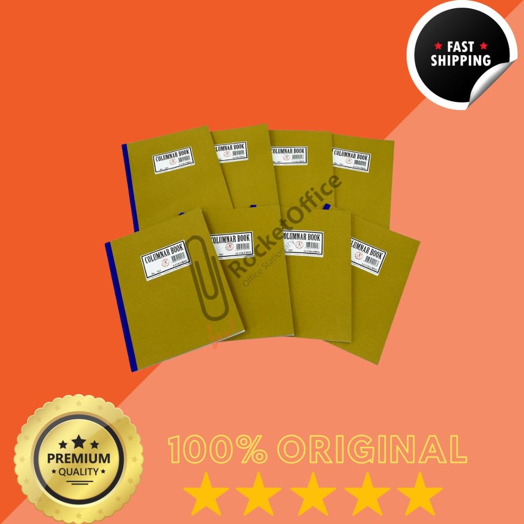VECO Columnar Book No.707 (3,4,5,6,8,10,12,14 COLUMNS) | Shopee Philippines