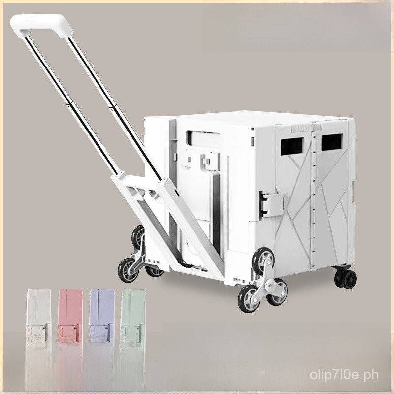 Portable Folding Shopping Cart Express Trolley Lever Car Trailer ...