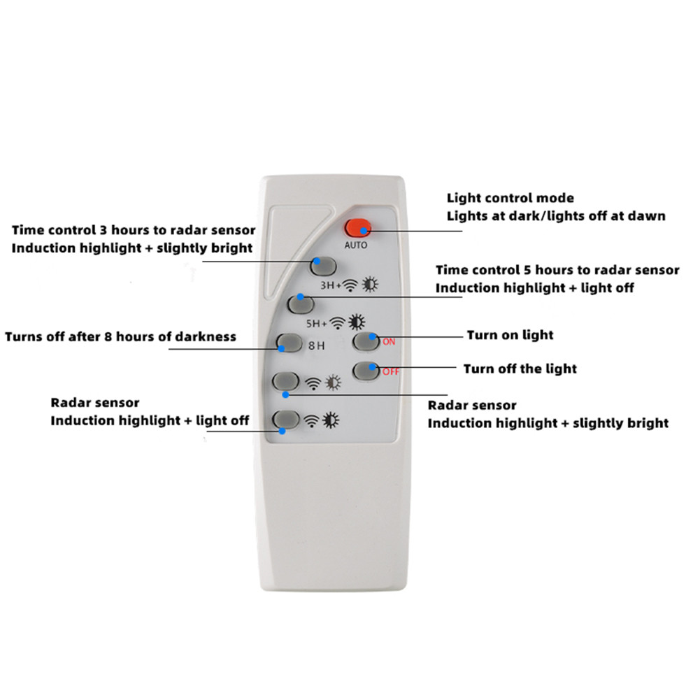 3.7V 7.4V Microwave Radar Body Induction Solar Wall Light Switch ...