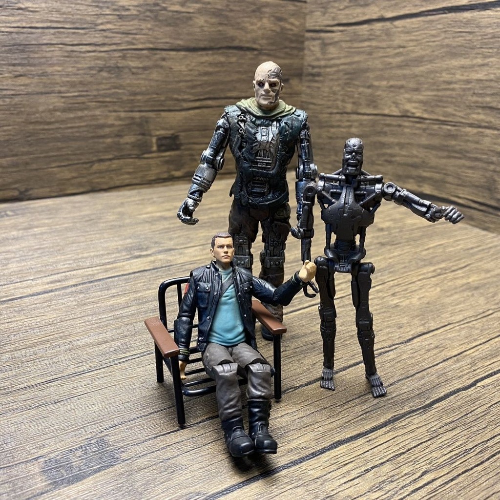 Genuine Terminator 2 Model 5 Figure T800 Skeleton Movable Robot Doll ...