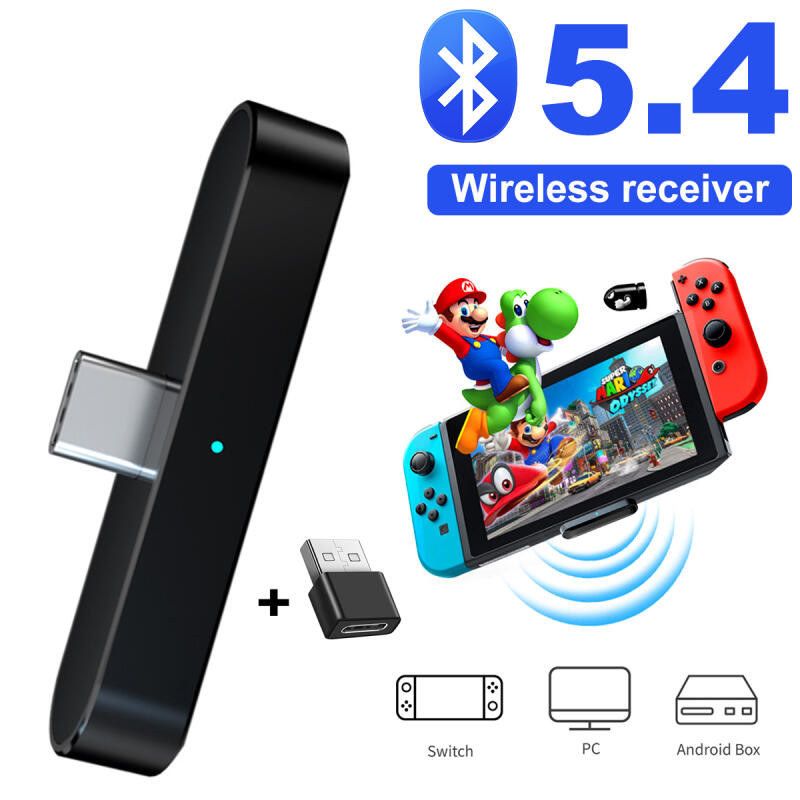 Type-C/USB A Bluetooth 5.0 Audio Transmitter A2DP SBC Low Latency USB ...