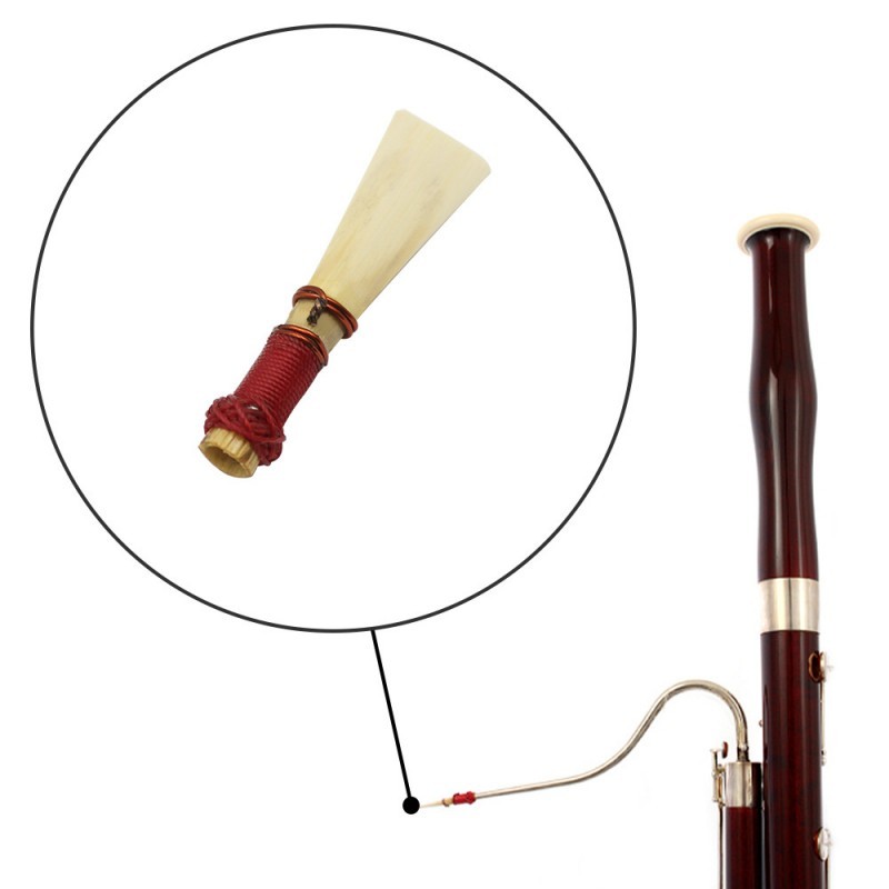 Handmade Bassoon Reed with Wrapped Wire, Individually Packaged, No ...