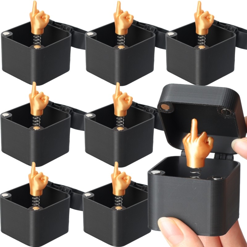 Middle Finger Surprise Gift Box - Funny Trick Pranks Prop - Middle ...