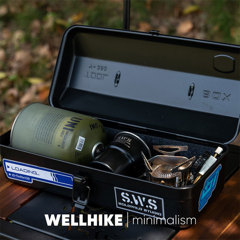 WELLHIKE Outdoor Toolbox Storage Camping Equipment Box Lunch Box ...