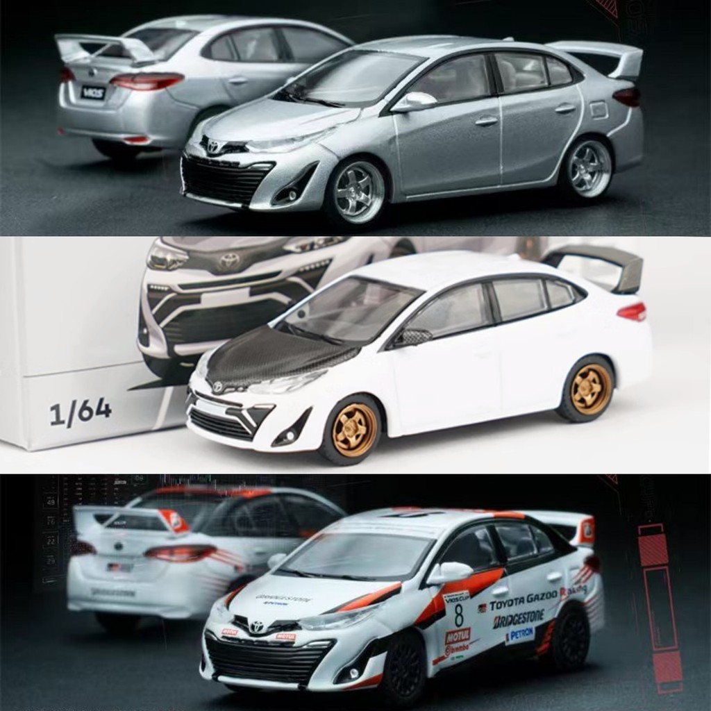 P POPRACE Toyota VIOS VIOS Silver Tuoyi POP Alloy Car Model | Shopee ...