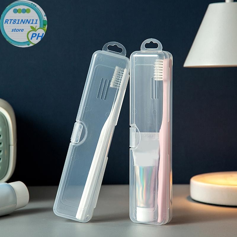 rt81nn11 Toothbrush Box Transparent Organizer Case Travel Portable ...