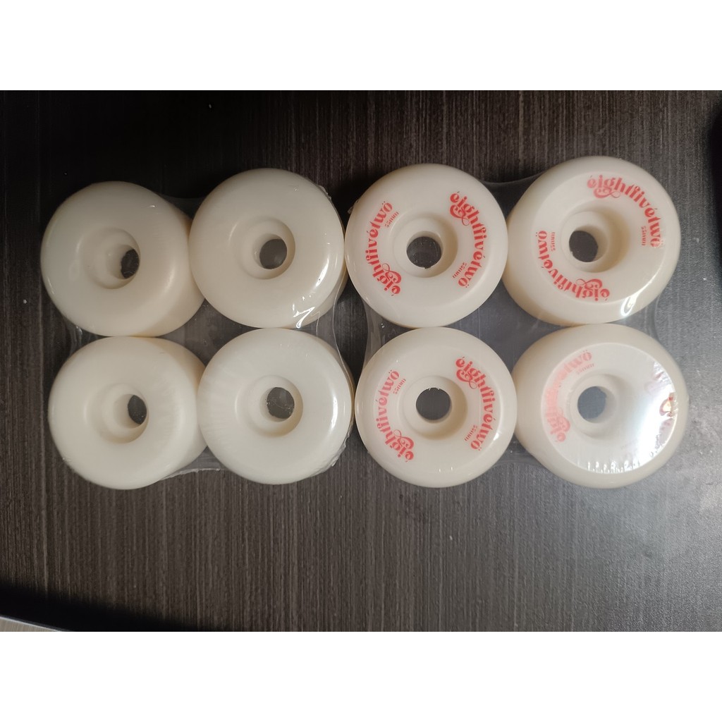 55*33mm 101A pro skateboard wheel white A cut conical SHAPE WHEEL 4pcs ...