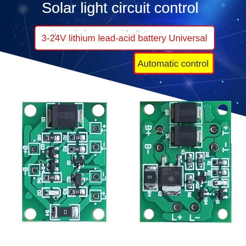 3-24V Solar lamp circuit control board solar lithium battery lead-acid ...