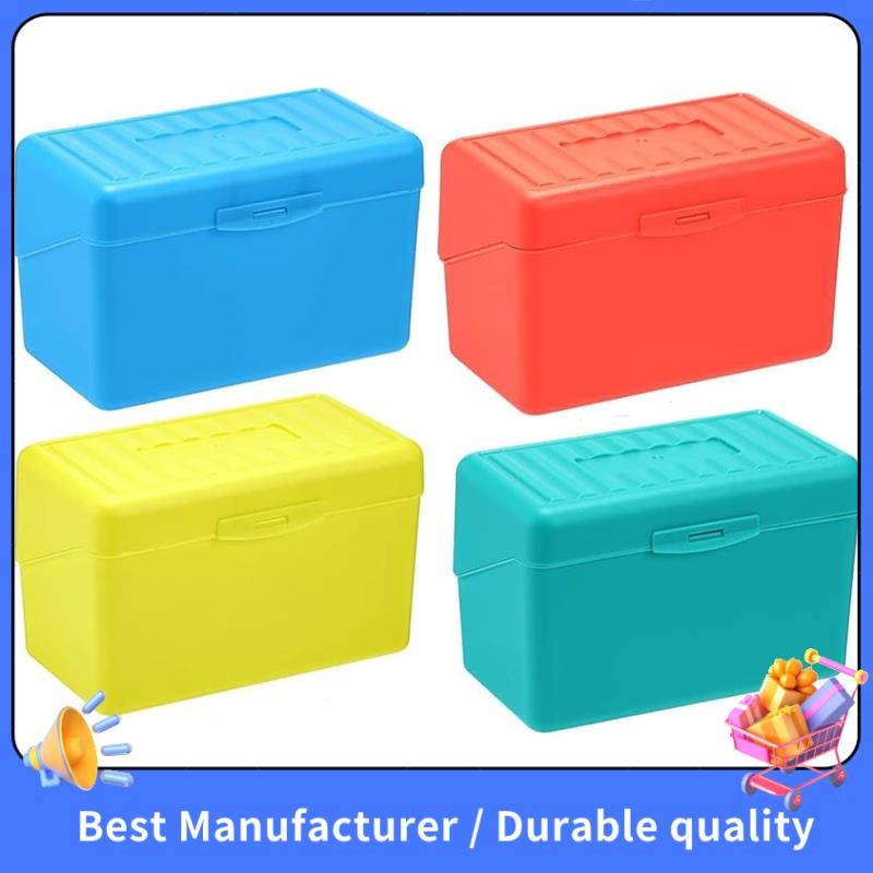 Index Card Holder Box 3x5In, Flash Note Card Holder Box Organizer Case ...