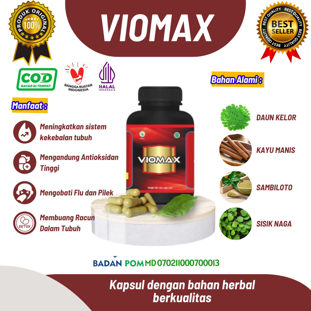 VIOMAX Herbal Capsules Sambiloto Recovery of ANOSMIA Symptoms | Hemorrhoid Medicine | Hemorrhoid ...