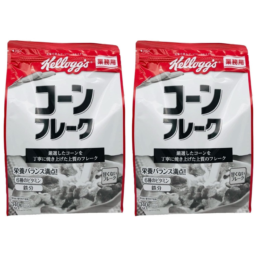 Kellogg Corn Flakes Commercial Use 340g x 2 Bags Set 4901113371659 ...