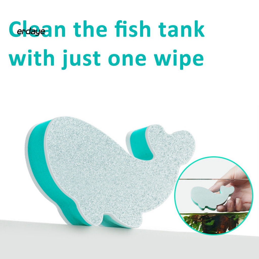 EYD- Eco-friendly Aquarium Cleaning Tool Aquarium Sponge Cleaner Whale ...