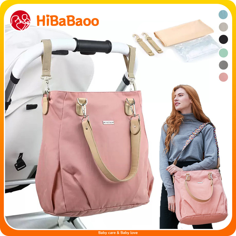 HiBaBaoo Multi-Functional Baby Diaper Bag Large Capacity Splash-Proof ...