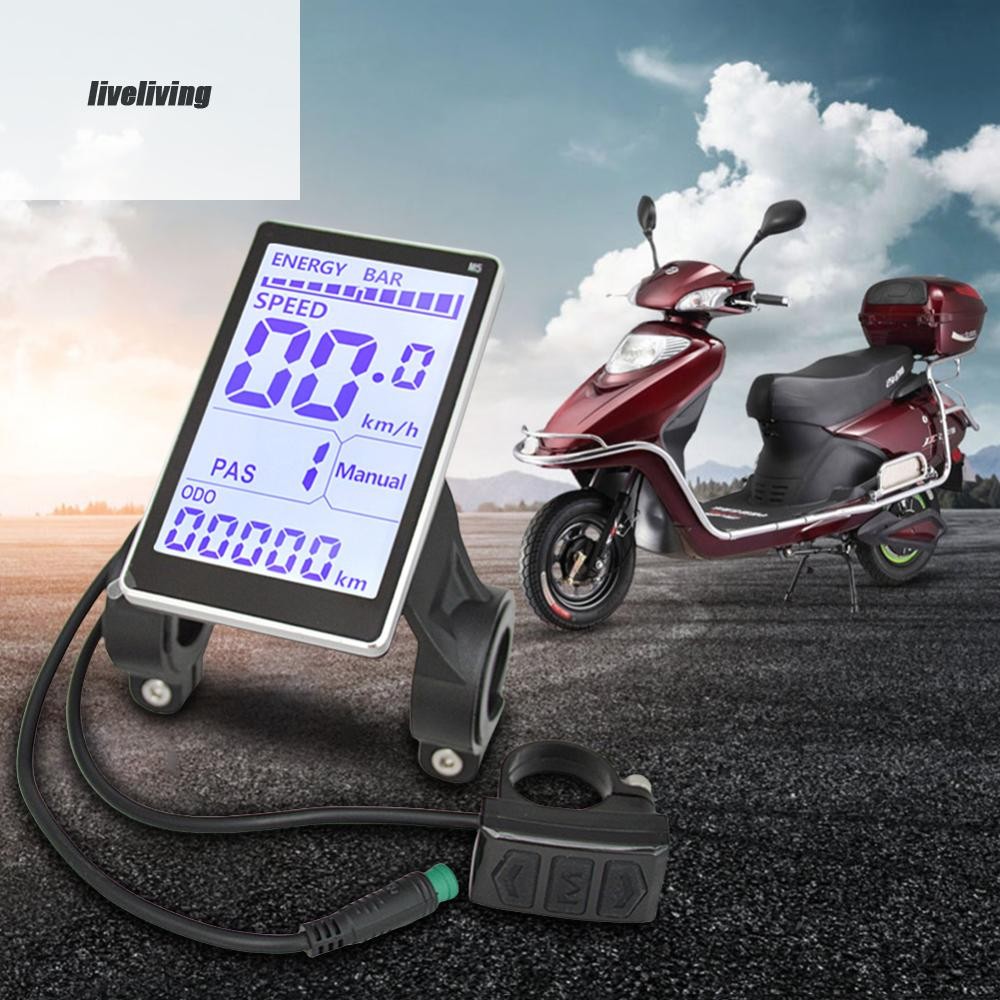 E-bike Display Waterproof Electric Bike LCD Display Meter Universal ...