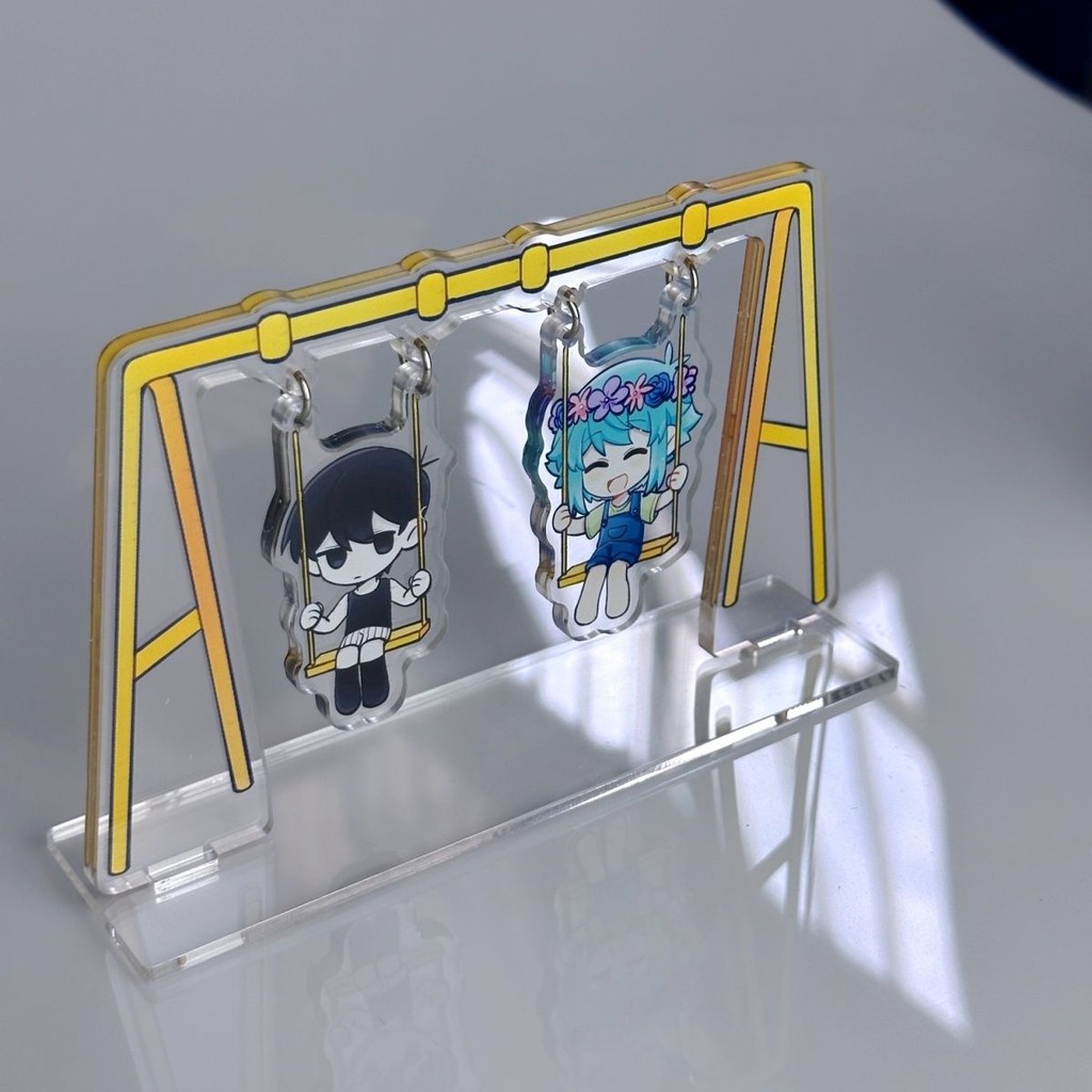 OMORI Gift Toy Acrylic Stand Anime Model Action Figure Swing Ornament ...