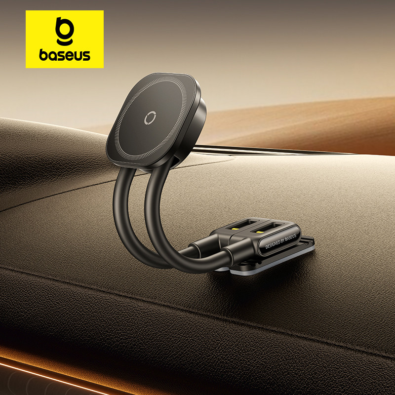 Baseus C03s Magnetic Car Mount Dual Base Car Holder for Phone | Shopee ...