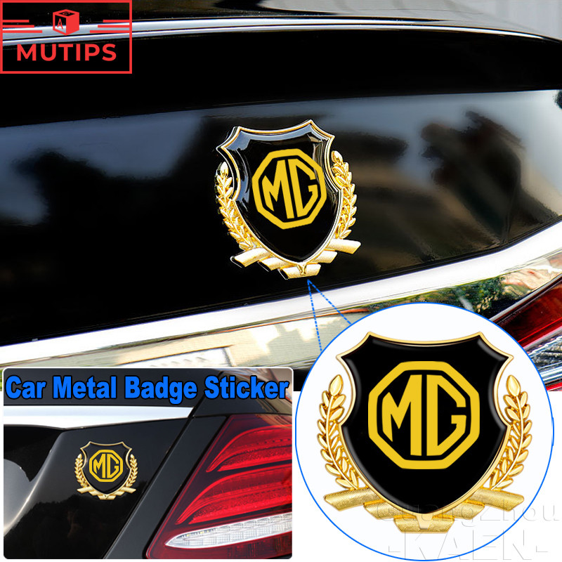 MG 3D Car Logo Metal Sticker Car Logo Badge Car Decal Emblem For HS ZS ...