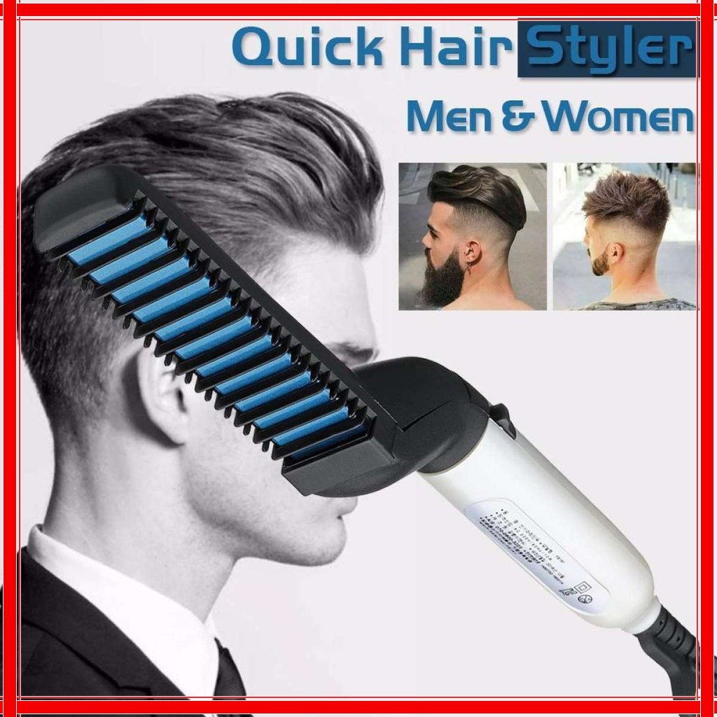 QL Hair Curling Iron M Styler Men's All In One Ceramic Hair Styling ...