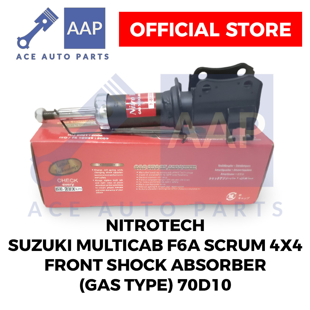Suzuki Multicab F6A Scrum 4X4 Front Shock Absorber NITROTECH Gas Type ...