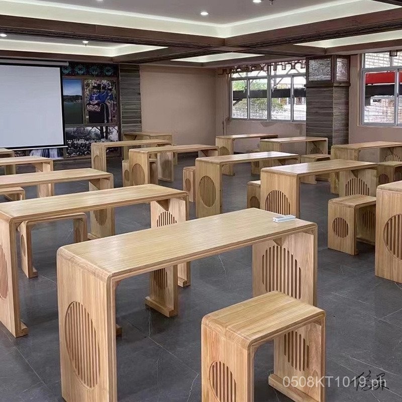 Student Kindergarten Drawing Table Solid Wood First Grade Chinese ...