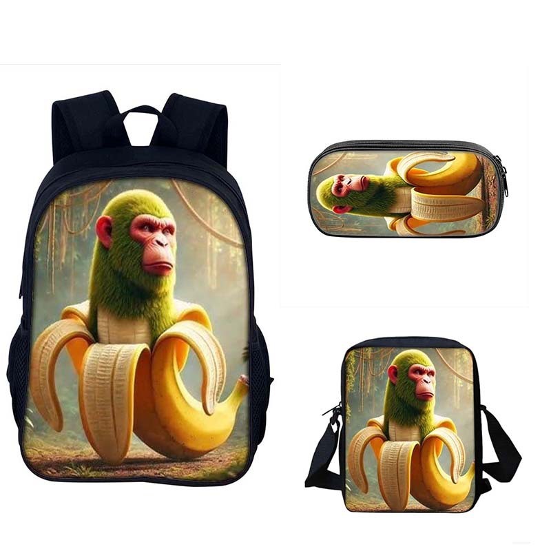 GC2 Italian Brainrot Backpack Crossbody Bag Pencil Case Large Capacity ...