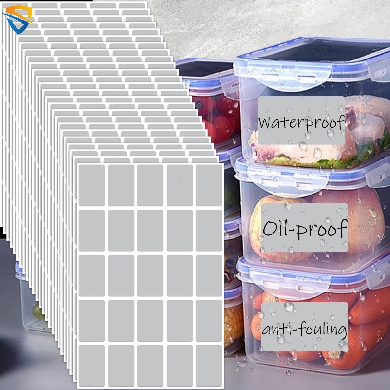 Portable Storage Box Silver Labels Self-adhesive Date Marking Stickers ...