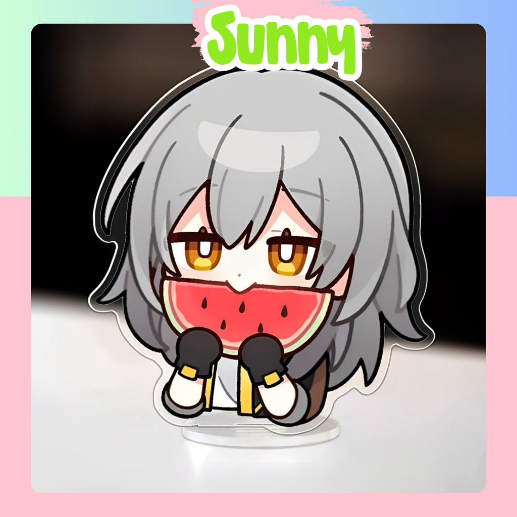 Acrylic standee model Honkai Star Himeko Welt Chibi Game Anime Chibi ...