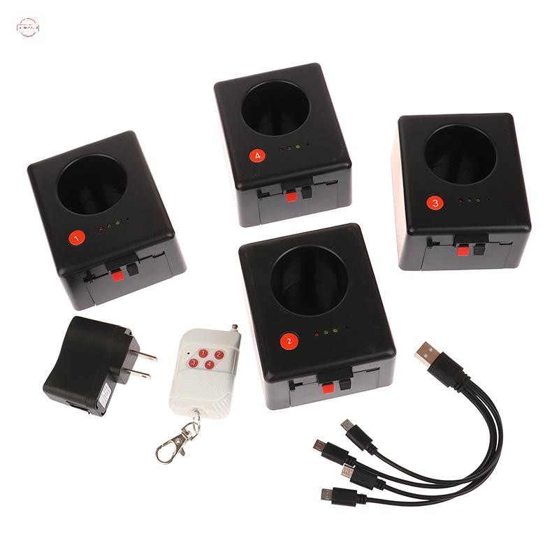 Sun 4 Cues Wedding Wireless Cold Fountain Pryo Mini Sparkler Reusable ...