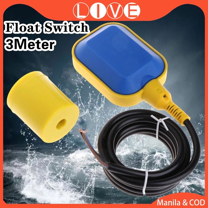 Cable Float Switch Water Level Controller Water Tank Liquid Level Gauge ...