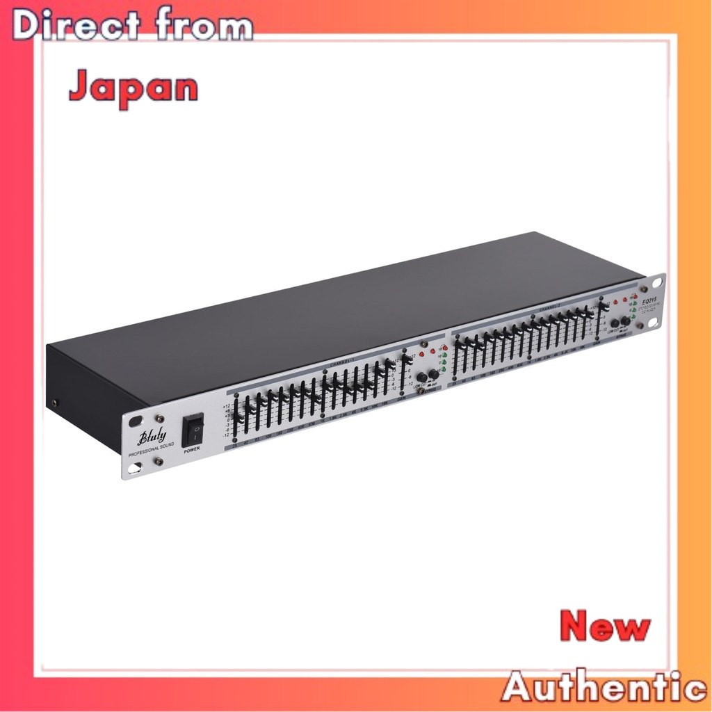 Btu EQ-215 Dual Channel 15 Band Equalizer 1U Rackmount 2 Channel Stereo ...