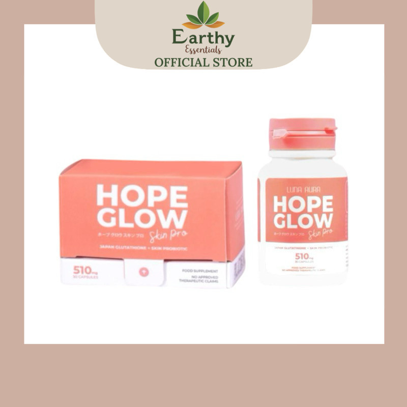 Luna Aura Hope Glow Skin Pro Japan Glutathione + Skin Probiotic 30 ...