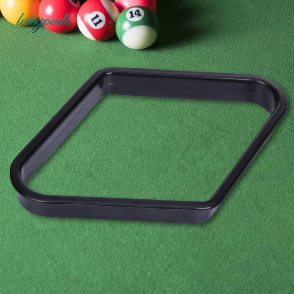 Billiards 9 Ball Pool Table Triangle Rack Heavy Duty Black Plastic ...