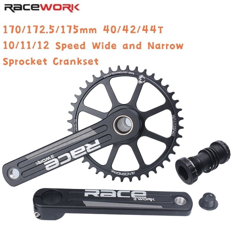 RACEWORK 170/172.5/175mm Road Bike Crankset 10/11/12Speed FOR GXP ...