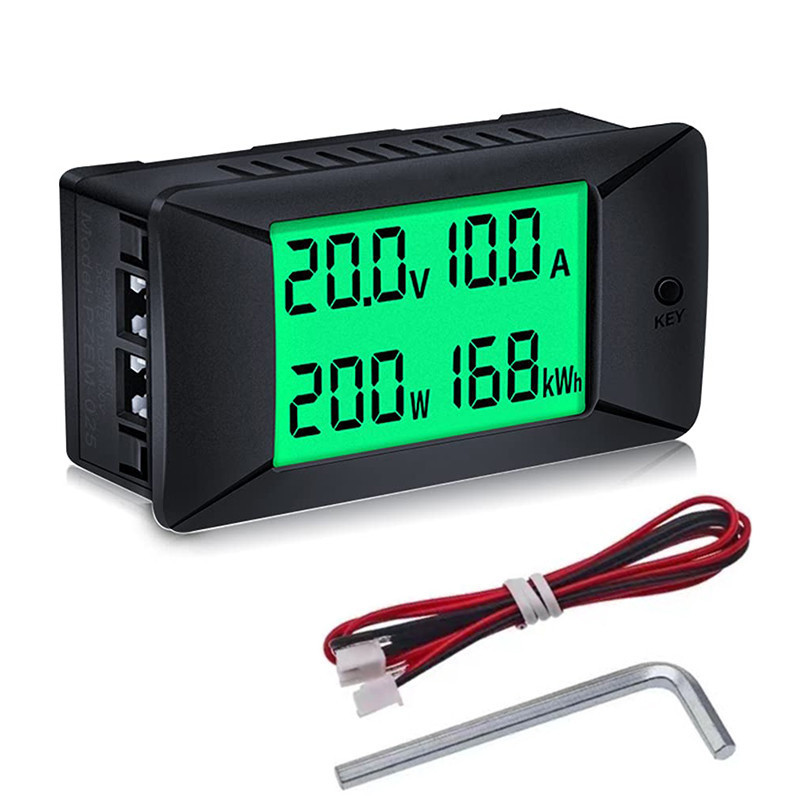 ♟Digital Voltage Current Power Meter Volt Detector Tester Monitor LCD ...