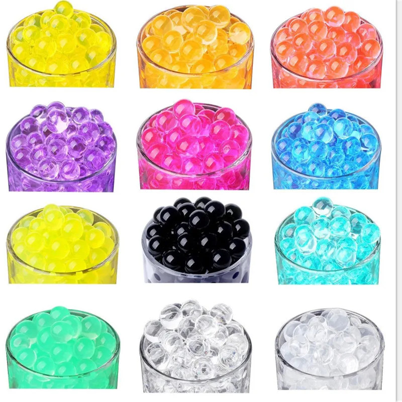 FRE 500pcs Crystal Kids Children Toy Water Beads Growing Up Water Balls ...
