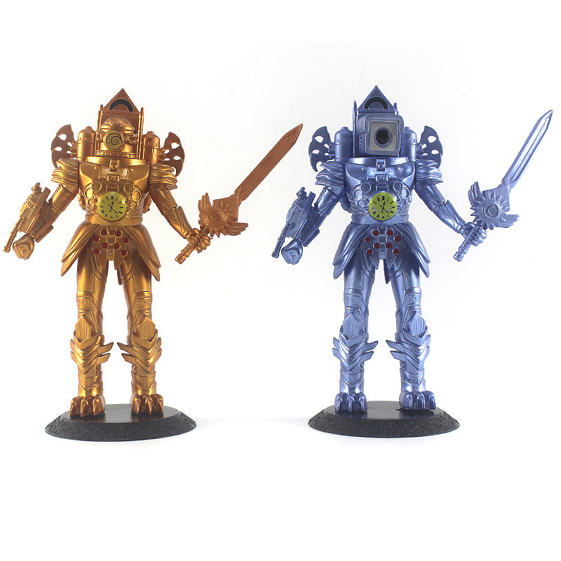 New Product Golden Warrior Titan Clock Man-made Toilet Monitor Game ...