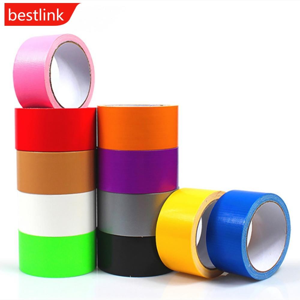 BESTLINK 10m Rainbow Colored Duct Tape Thickens No Residue Easy Tear By ...