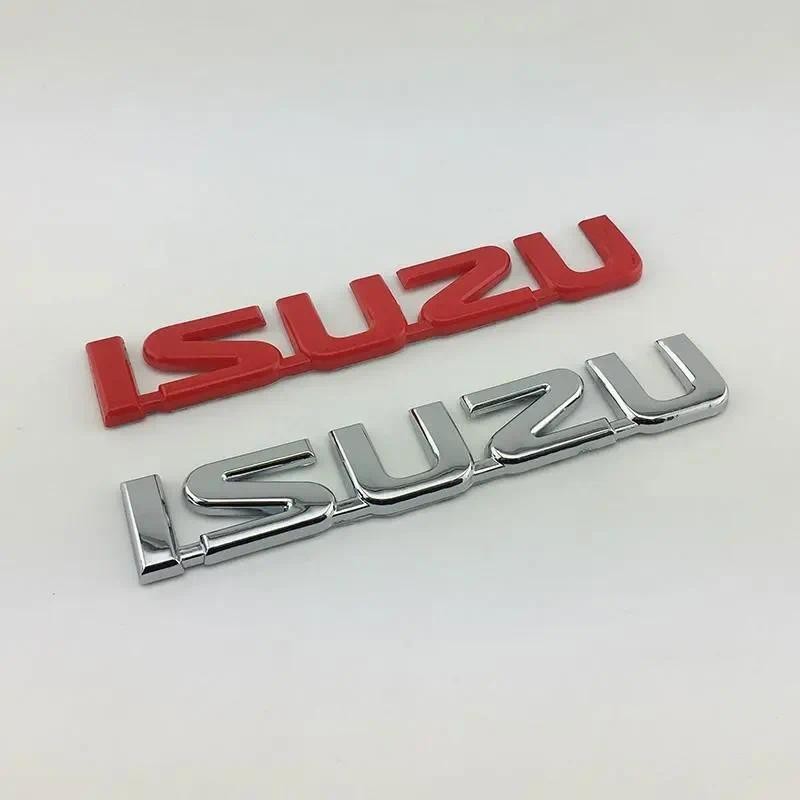 ISUZU letter emblem badge Car stickers for ISUZU D-MAX Rear trunk label ...
