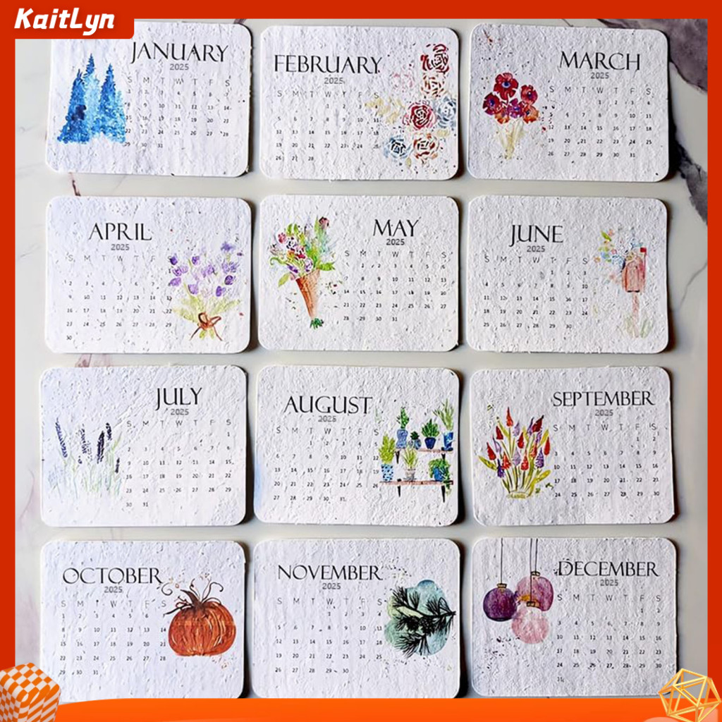 Eco-friendly Calendar Plant A Day Calendar 2025 Plant Calendar with ...