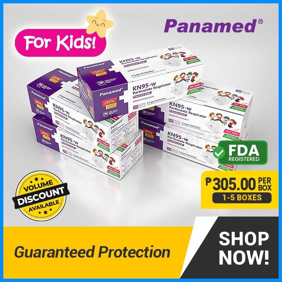 Panamed*x@KN95-w;vM.Particulate>Um)Respirator}Rq)for}Ex)Kids,}qN)20}dz)pcs}lq*per box (1-5 boxes ...