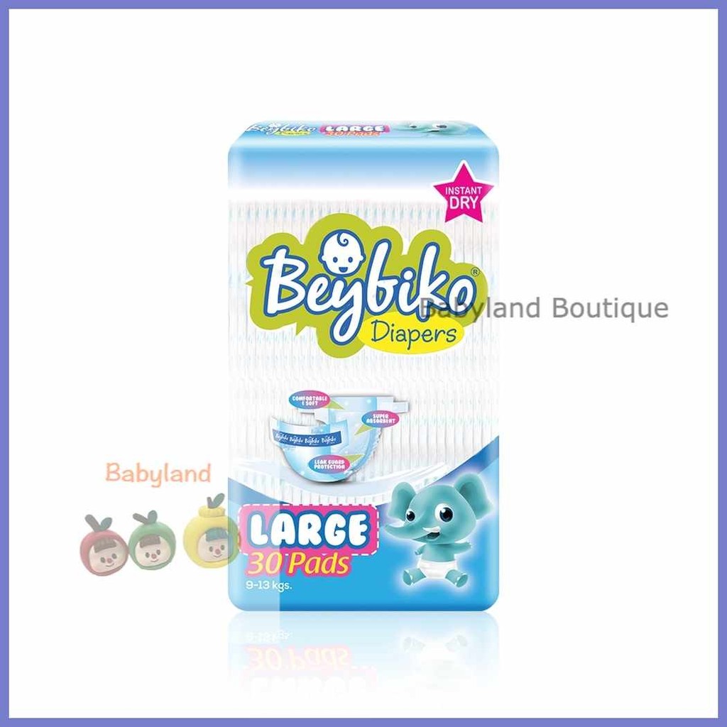 BEYBIKO`TO@DIAPER}E'LARGE[u,by!W,30pcs/Pack | Shopee Philippines