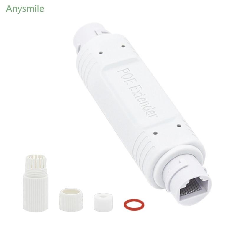 ANYS 10 100Mbps POE Amplifier POE Extender RJ45 Ethernet POE Extender ...
