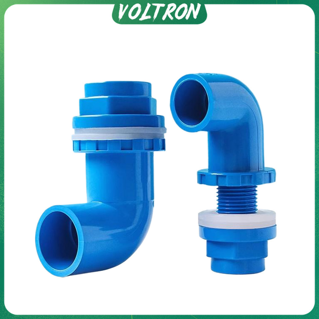 PVC Pipe Connector Fish Tank Drain Joints 90 Degree Elbow Connector ...