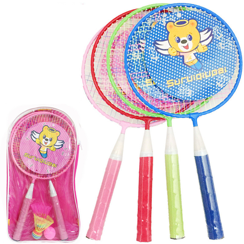Wheatfield Life Hall Children Badminton Racket Double Racket Children's ...