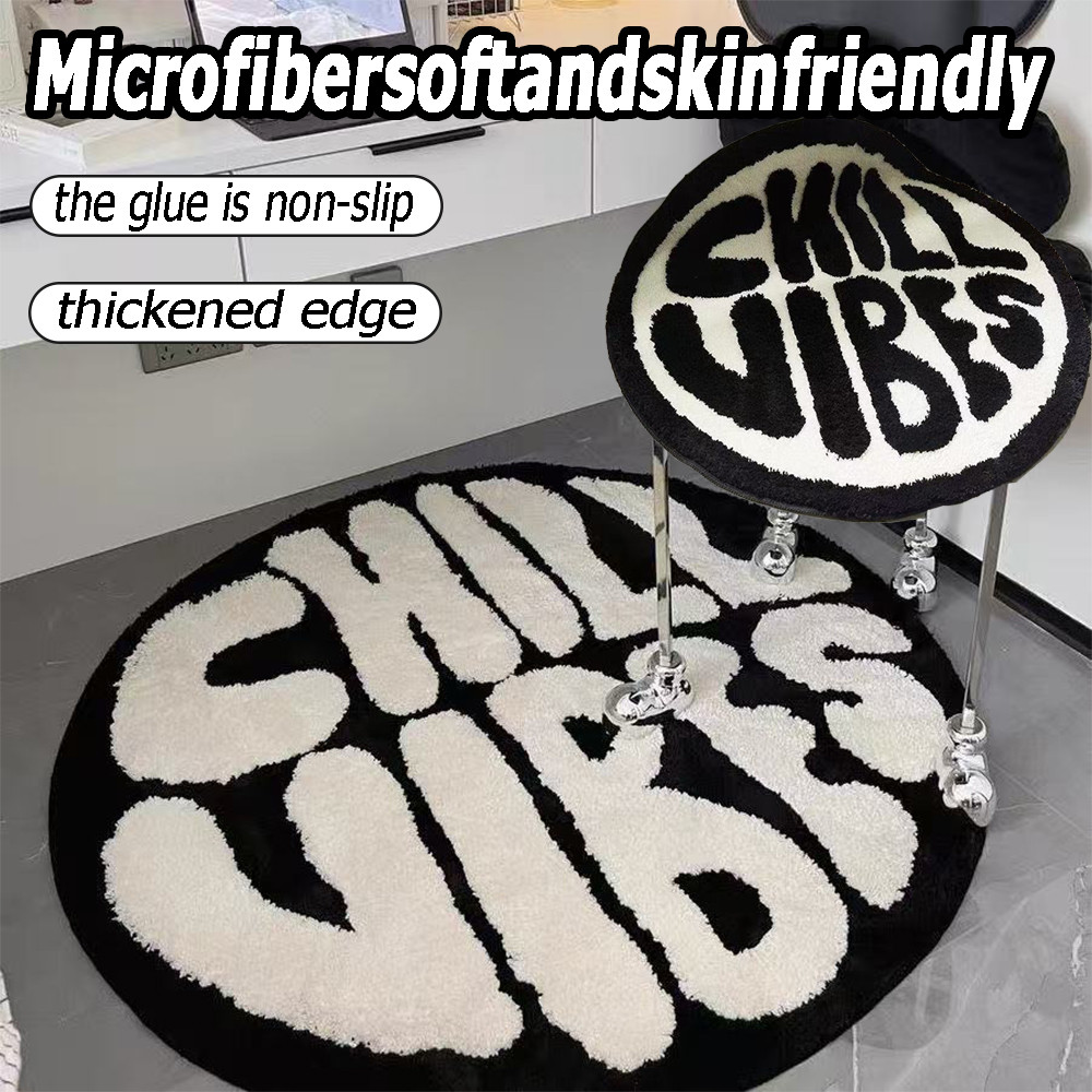 Circular Sofa Bedroom Carpet Bedside Living Room Simple Decorative ...