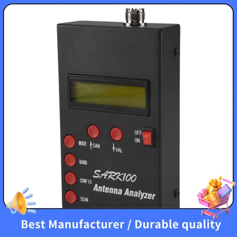 SARK100 Antenna Analyzer Meter 1-60MHz Shortwave SWR Antenna Analyzer ...