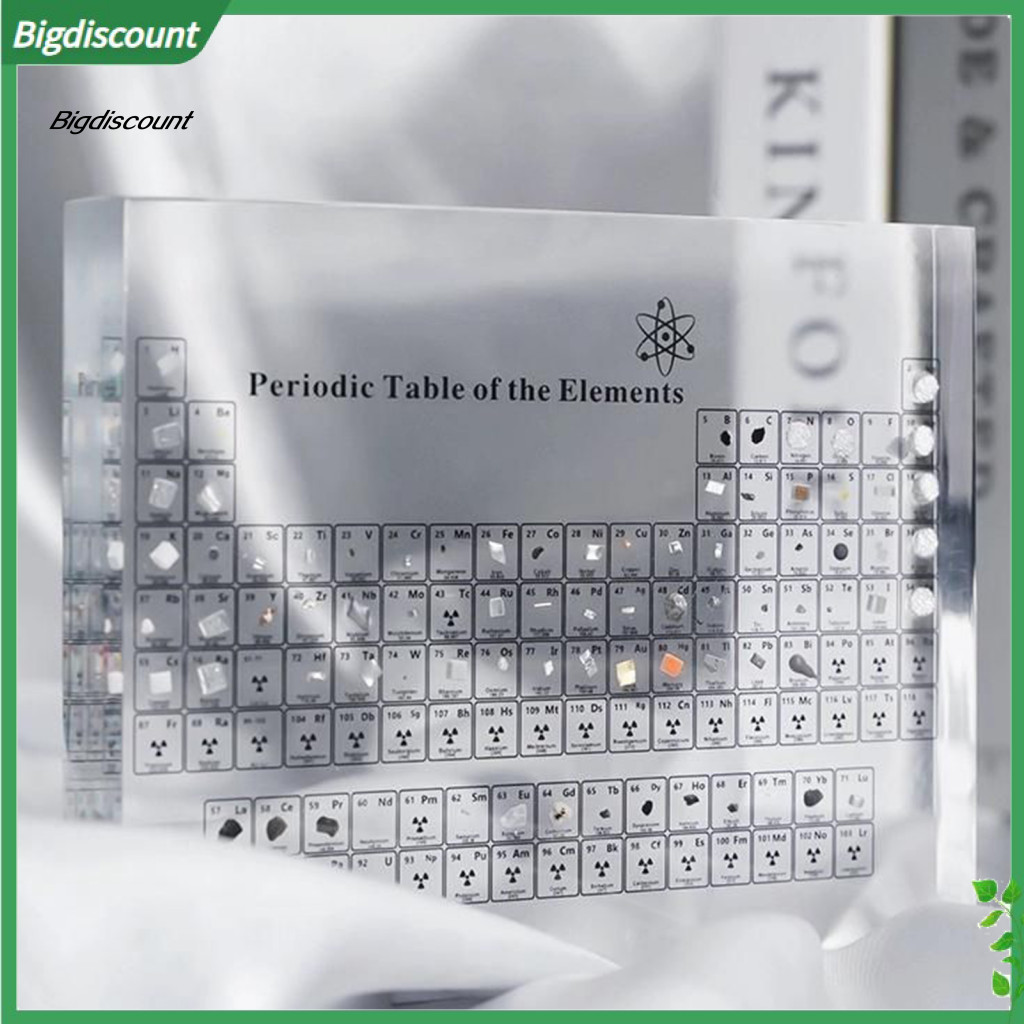 {BIG} Portable Periodic Table School Supplies 83 Kinds of Real Elements ...